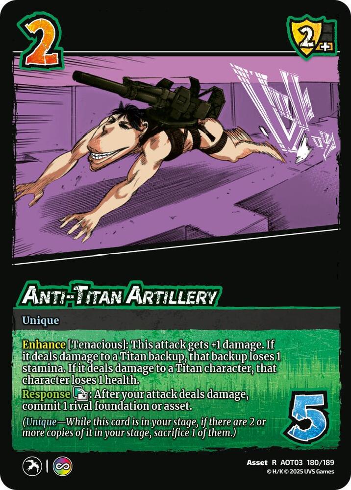 Anti-Titan Artillery - Attack on Titan: Apocalypse - UniVersus ...