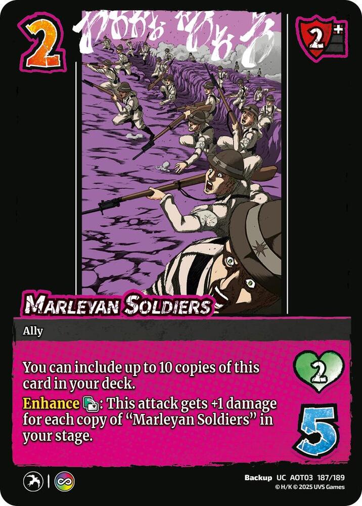 Marleyan Soldiers - Attack on Titan: Apocalypse - UniVersus - TCGplayer.com