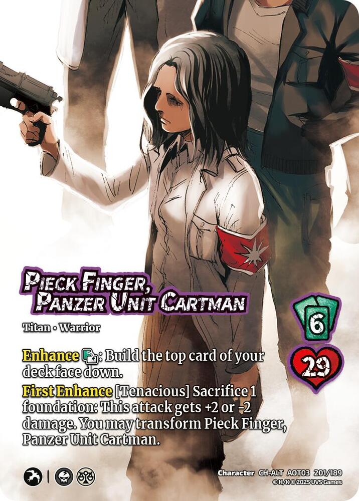 Pieck Finger, Panzer Unit Cartman // Cart Titan, Finale (Alternate Art) - Attack on Titan ...