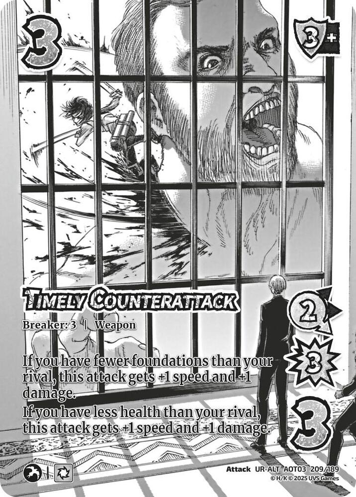 Timely Counterattack (Alternate Art) - Attack on Titan: Apocalypse ...