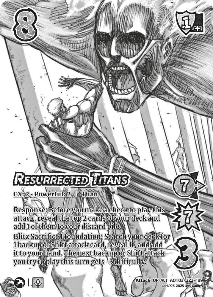 Resurrected Titans (Alternate Art) - Attack on Titan: Apocalypse ...