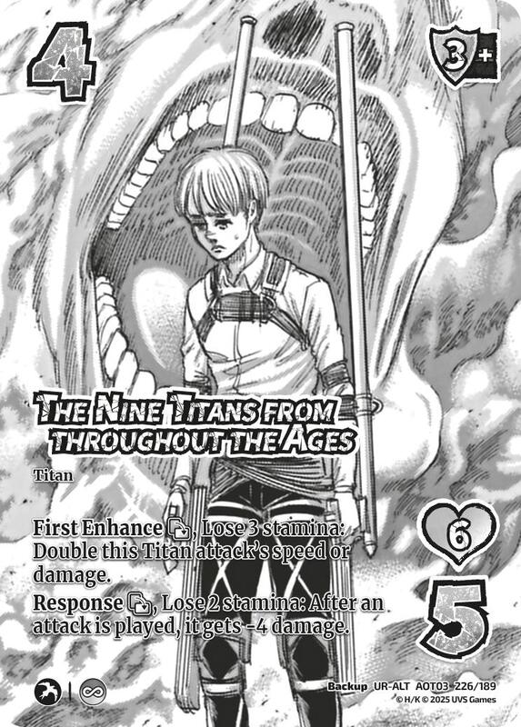 The Nine Titans from throughout the Ages (Alternate Art) - Attack on ...