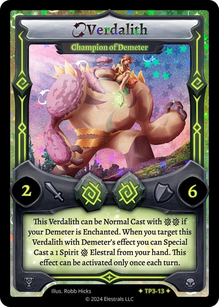 Verdalith - Champion of Demeter - Organized Play Series 3 - Elestrals - TCGplayer.com