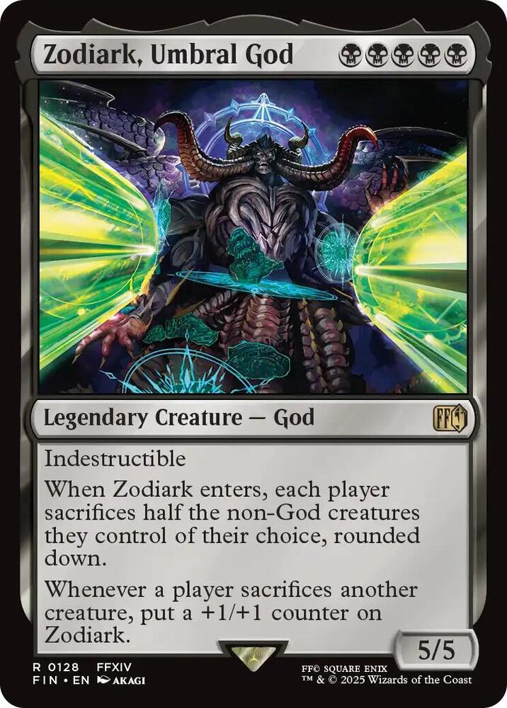 Zodiark, Umbral God - FINAL FANTASY - Magic: The Gathering - TCGplayer.com