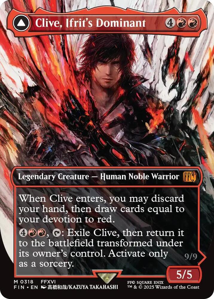 Clive, Ifrit's Dominant (0318) (Borderless) - FINAL FANTASY - Magic: The Gathering - TCGplayer.com