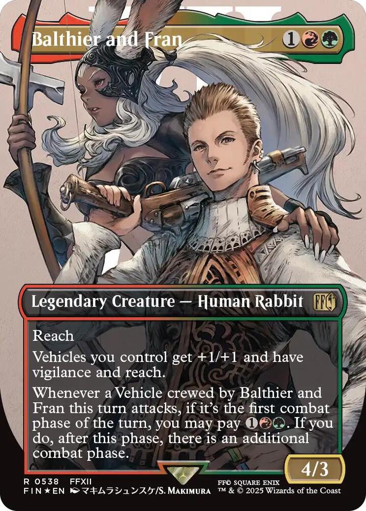 Balthier and Fran (0538) (Borderless) (Surge Foil) - FINAL FANTASY ...