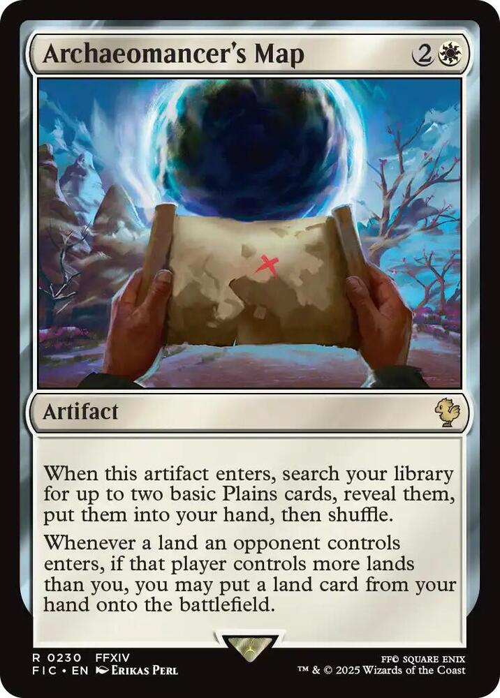 Archaeomancer's Map - Commander: FINAL FANTASY - Magic: The Gathering ...