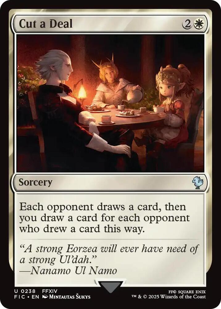 Cut a Deal - Commander: FINAL FANTASY - Magic: The Gathering ...