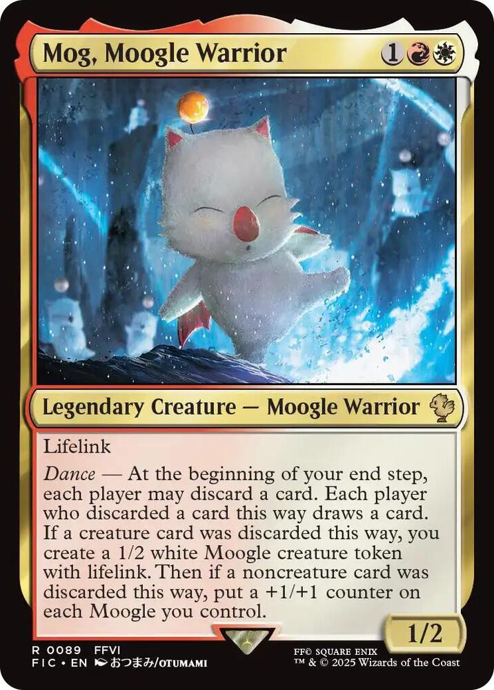 Mog, Moogle Warrior - Commander: FINAL FANTASY - Magic: The Gathering ...