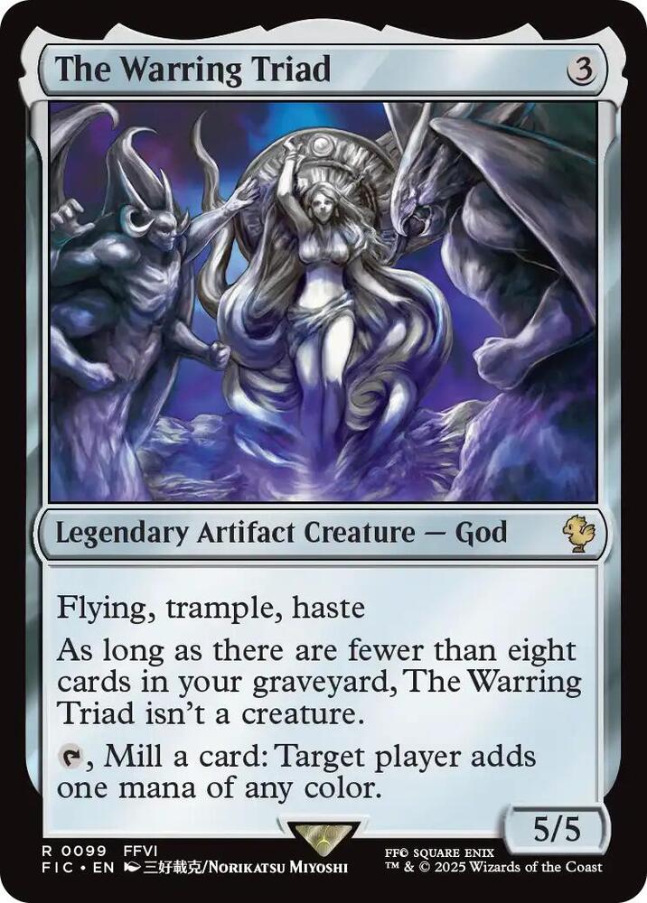 The Warring Triad - Commander: FINAL FANTASY - Magic: The Gathering ...