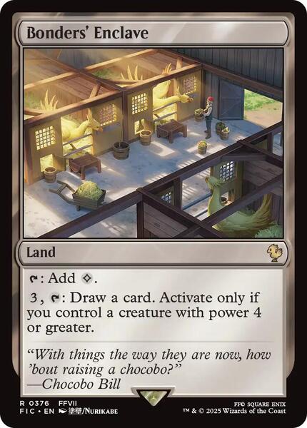 Bonders' Enclave - Commander: FINAL FANTASY - Magic: The Gathering ...
