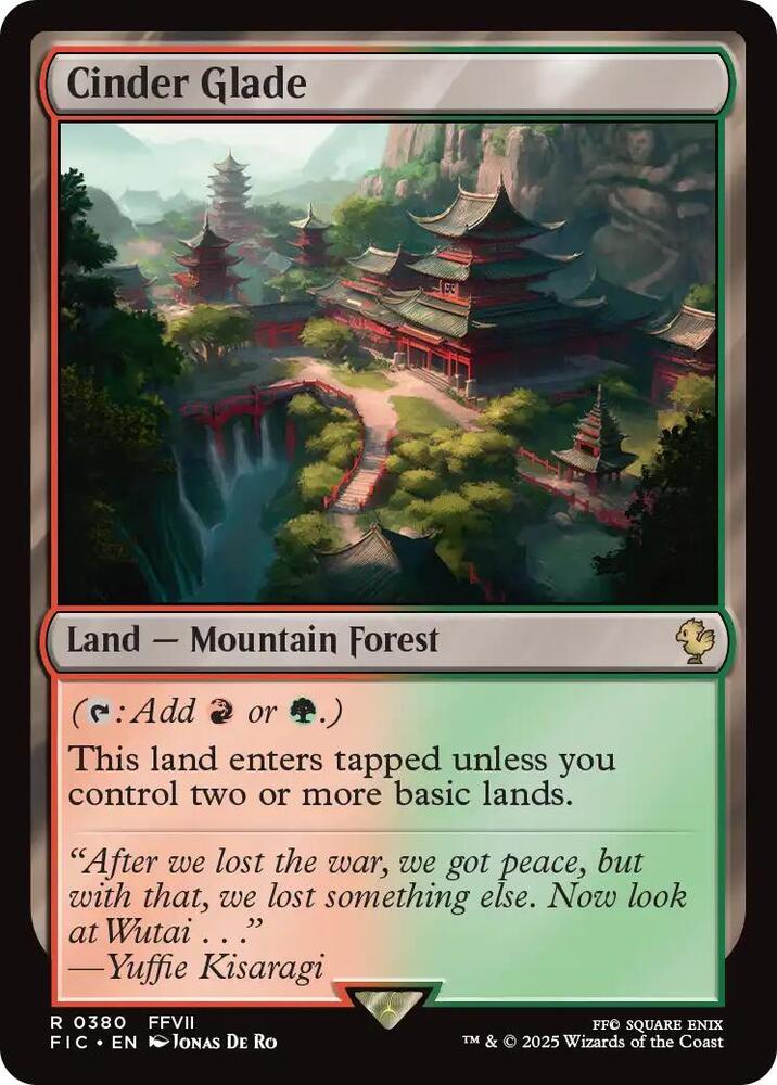 Cinder Glade - Commander: FINAL FANTASY - Magic: The Gathering ...