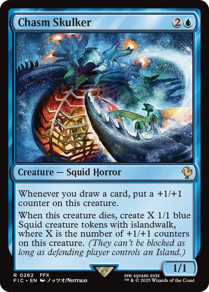 Chasm Skulker - Commander: FINAL FANTASY - Magic: The Gathering ...