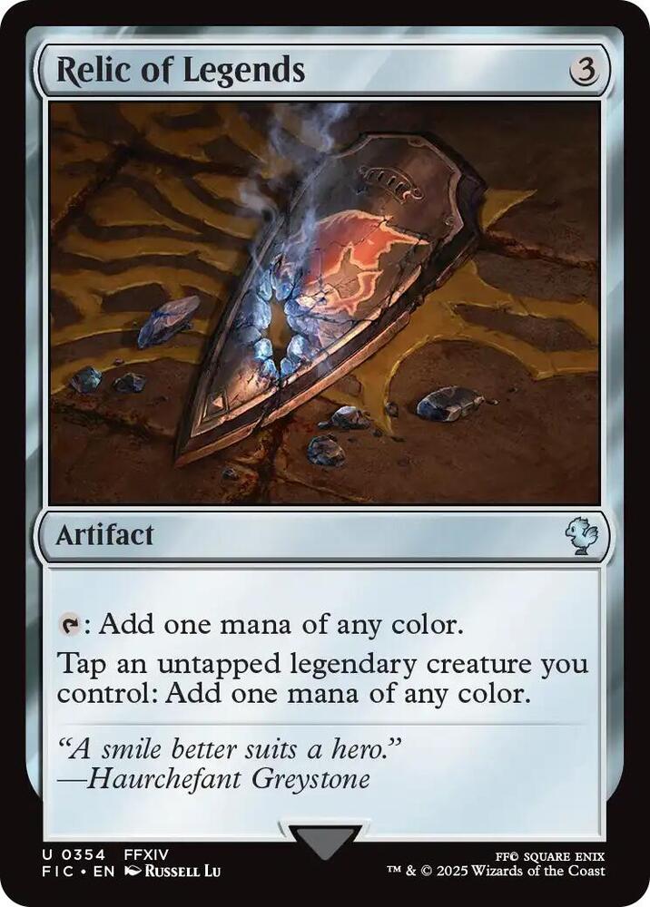 Relic of Legends - Commander: FINAL FANTASY - Magic: The Gathering ...