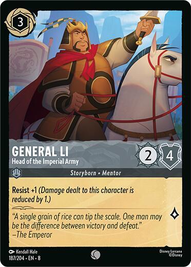 General Li - Head of the Imperial Army - Reign of Jafar - Disney ...