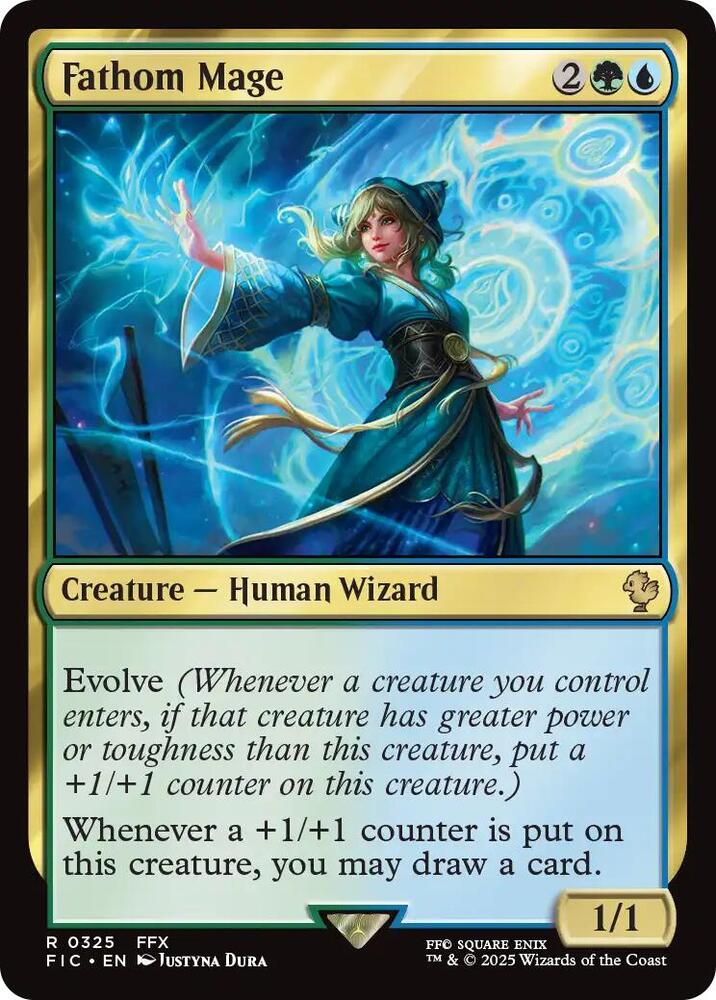 Fathom Mage - Commander: FINAL FANTASY - Magic: The Gathering ...