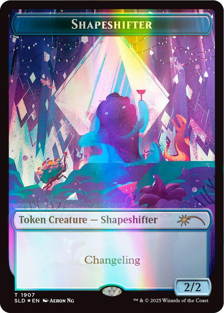 Shapeshifter Token (1907) (Double Rainbow Foil) - Secret Lair Drop ...