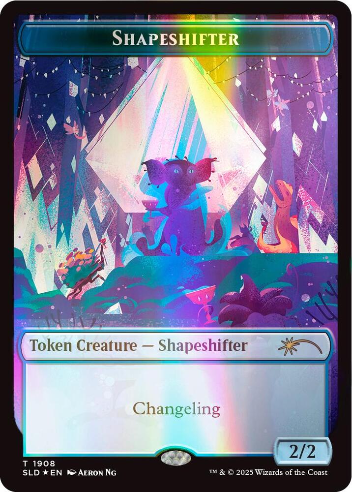 Shapeshifter Token (1908) (Double Rainbow Foil) - Secret Lair Drop ...