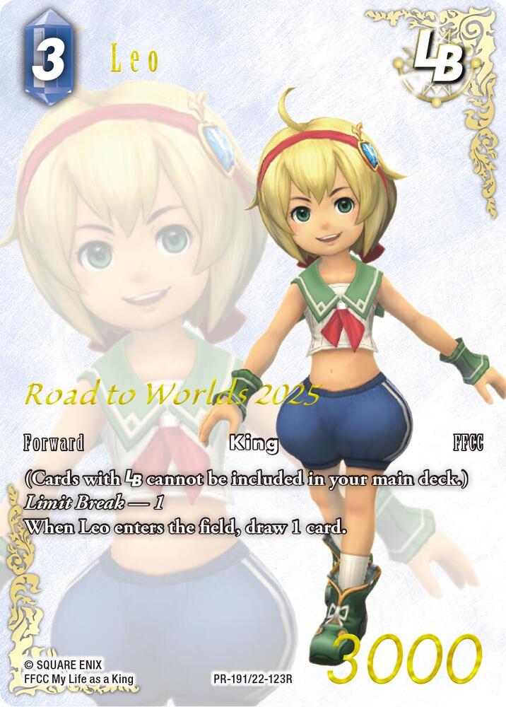 Leo LB (PR-191/22-123R) - FF: Promo Cards - Final Fantasy TCG ...