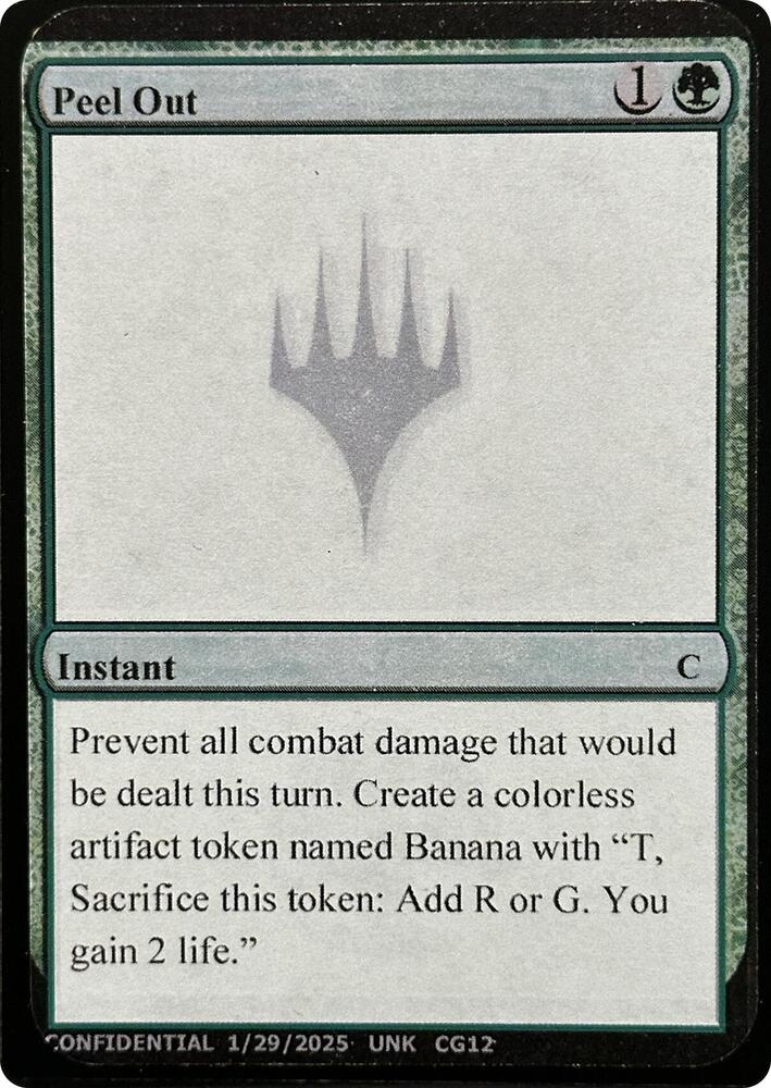 Peel Out - Un-Known Event Playtest Cards - Magic: The Gathering ...