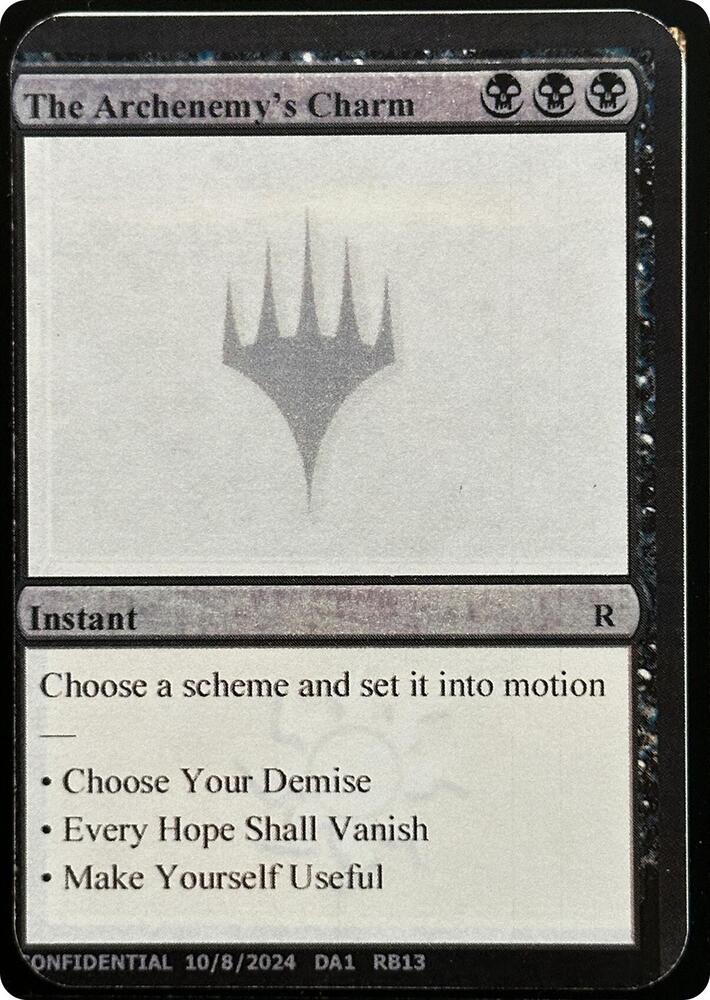 The Archenemy's Charm - Un-Known Event Playtest Cards - Magic: The ...