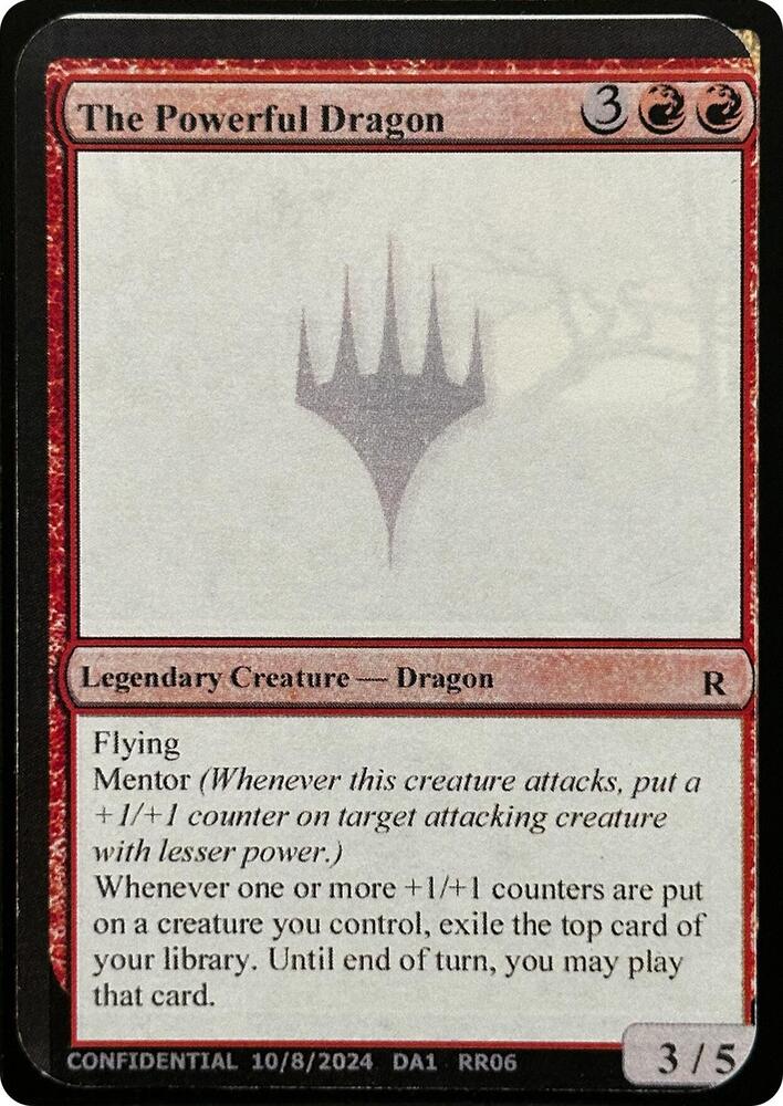 The Powerful Dragon - Un-Known Event Playtest Cards - Magic: The ...