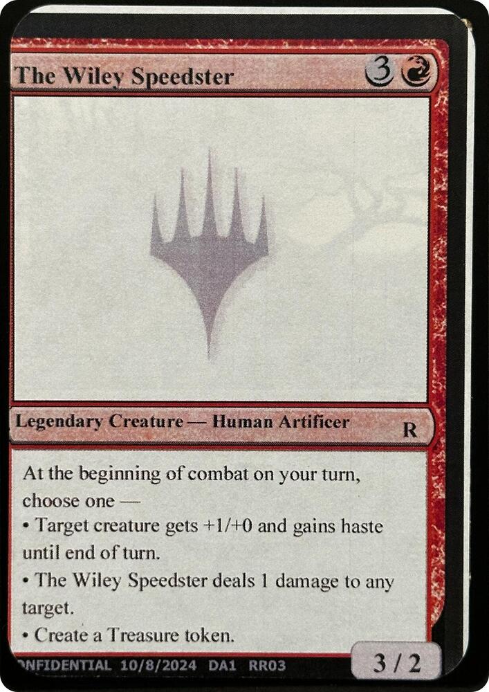 The Wiley Speedster - Un-Known Event Playtest Cards - Magic: The ...
