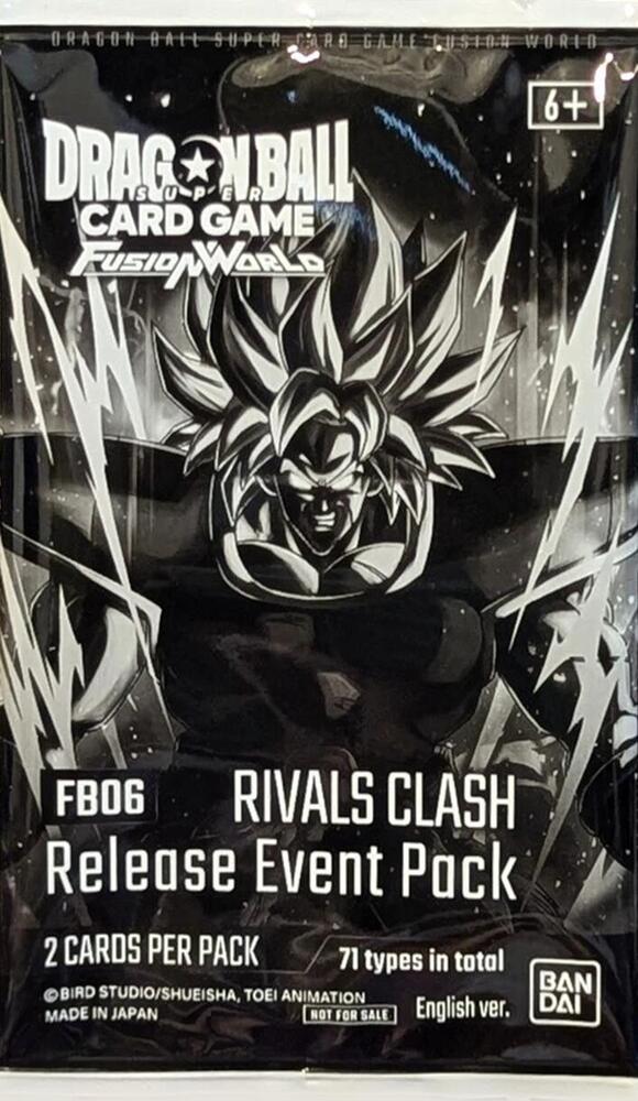 FB06 Rivals Clash Release Event Pack - Rivals Clash Release Event Cards - Dragon Ball Super ...
