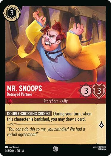 Mr. Snoops - Betrayed Partner - Reign of Jafar - Disney Lorcana ...