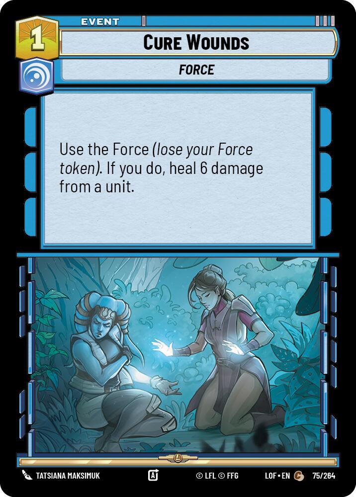 Cure Wounds - Legends of the Force - Star Wars: Unlimited - TCGplayer.com