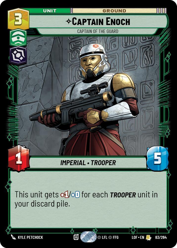 Captain Enoch - Captain of the Guard - Legends of the Force - Star Wars ...