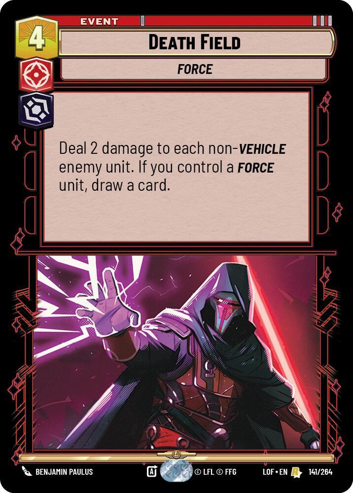 Death Field - Legends of the Force - Star Wars: Unlimited - TCGplayer.com