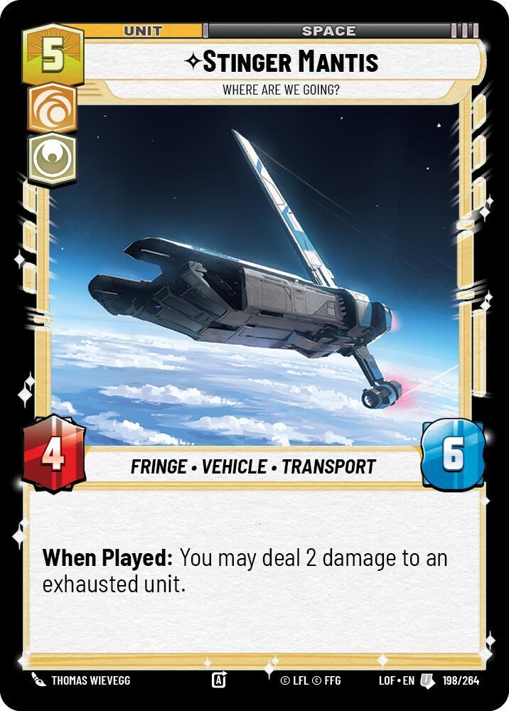 Stinger Mantis - Where Are We Going? - Legends of the Force - Star Wars ...