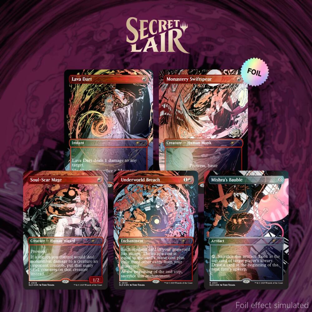 Secret Lair Drop: vroooOOOMMMMMM! - Rainbow Foil Edition - Secret Lair ...