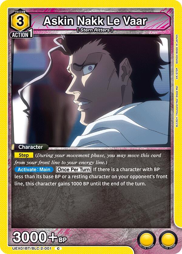 Askin Nakk Le Vaar - UEX01BT: BLEACH: Thousand-Year Blood War Vol.2 ...