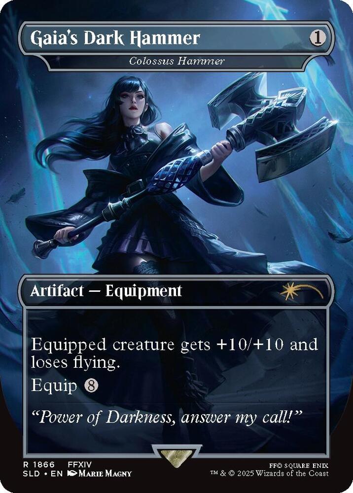 Gaia's Dark Hammer - Colossus Hammer - Secret Lair Drop Series - Magic: The Gathering ...