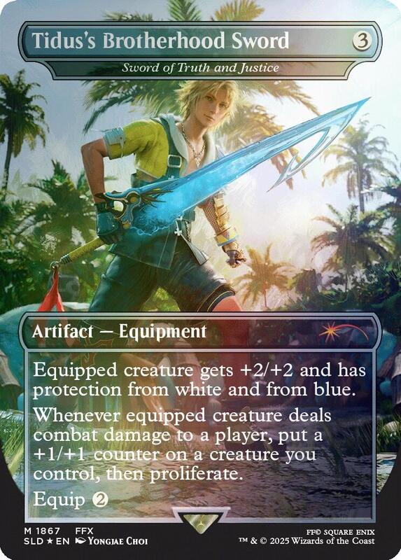 Tidus's Brotherhood Sword - Sword of Truth and Justice (Rainbow Foil ...