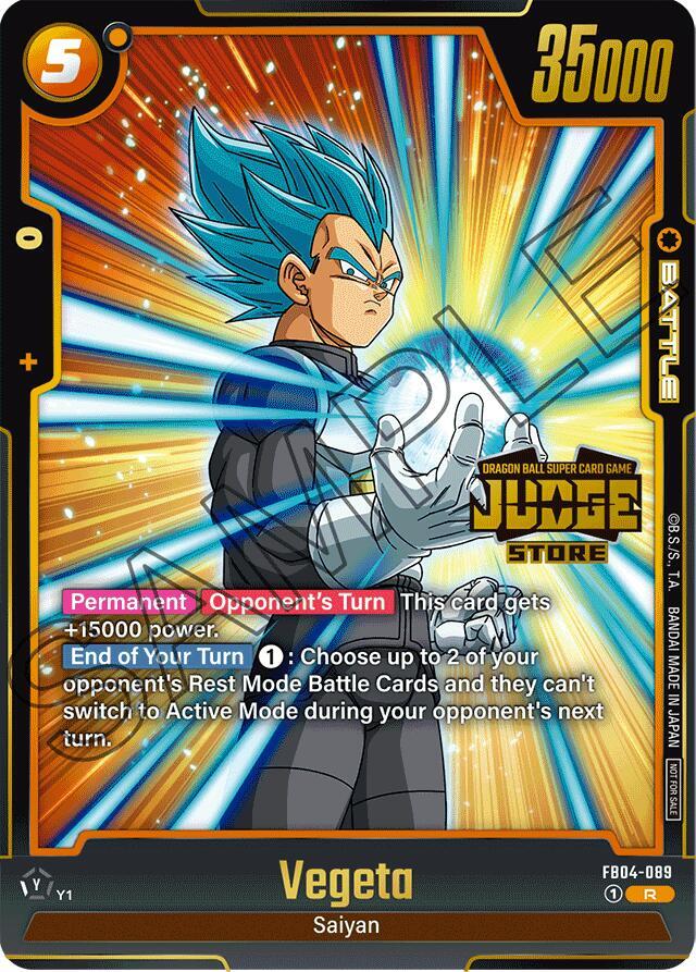 Vegeta (Judge Pack (Store Judge) 03) - Tournament and Championship ...