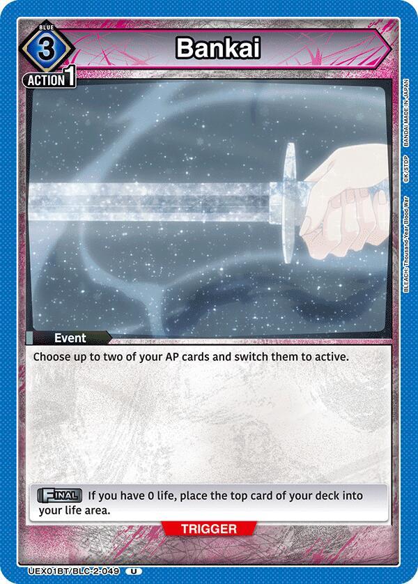 Bankai - UEX01BT: BLEACH: Thousand-Year Blood War Vol.2 - Union Arena ...