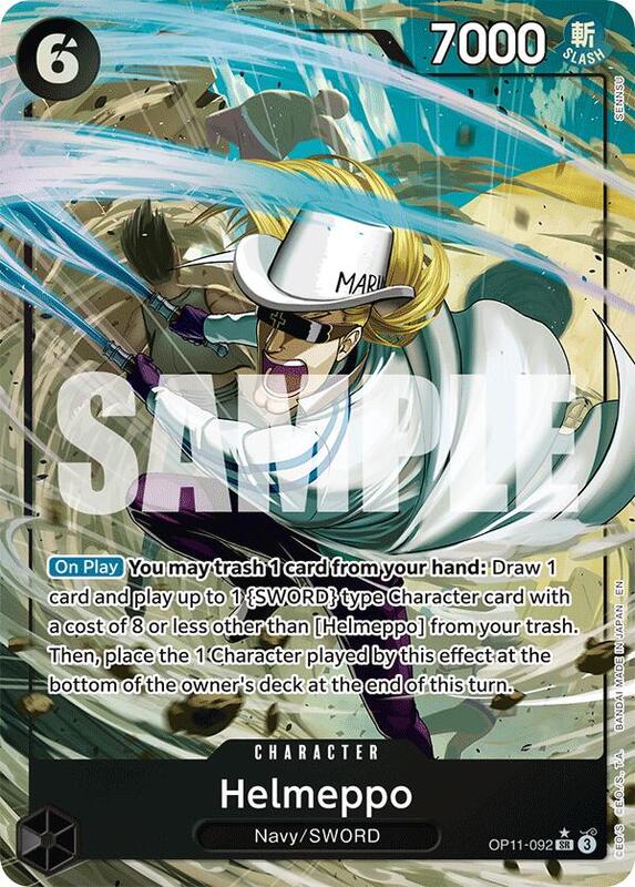 Helmeppo (Alternate Art) - A Fist of Divine Speed - One Piece Card Game ...