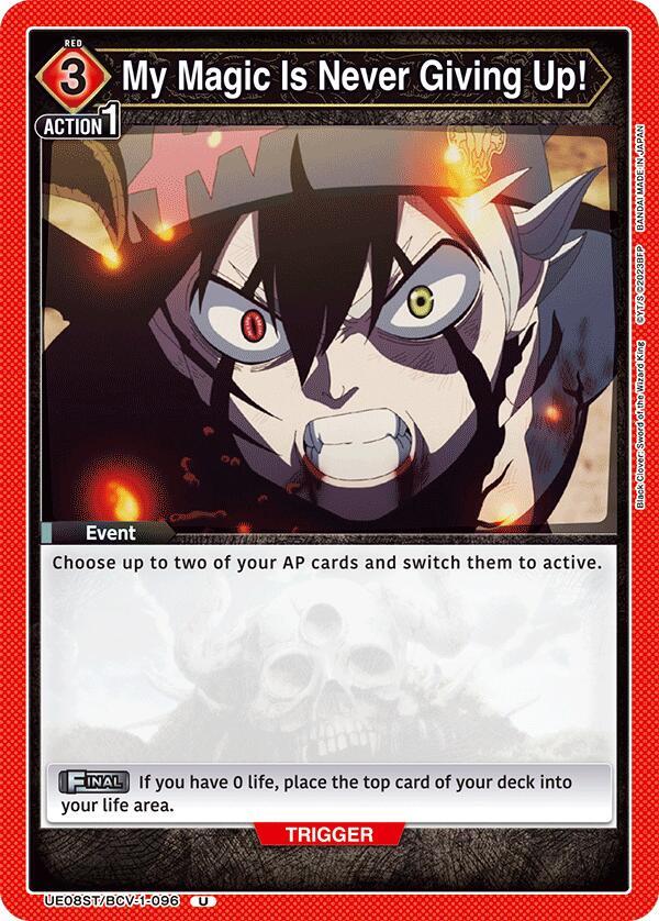 My Magic Is Never Giving Up! - UE08ST: Black Clover Starter Deck ...