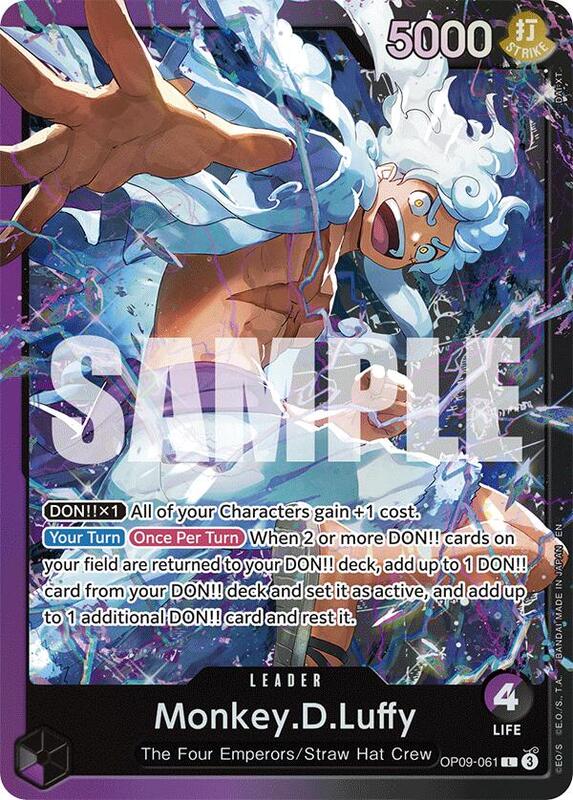 Monkey.D.Luffy (001) - Starter Deck EX: Gear 5 - One Piece Card Game ...
