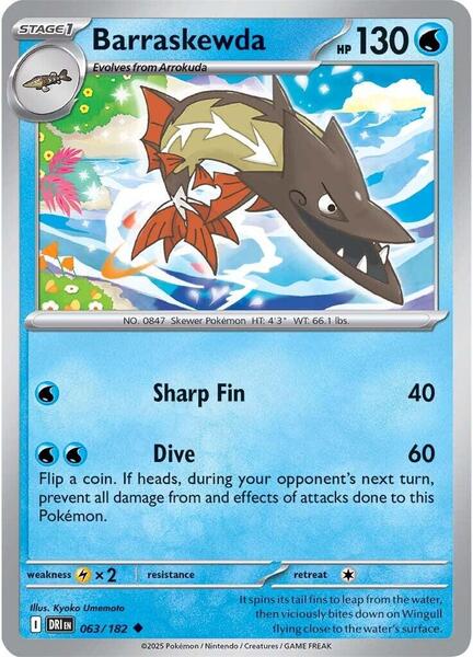 Barraskewda - SV10: Destined Rivals - Pokemon - TCGplayer.com