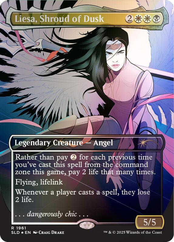 Liesa, Shroud of Dusk (Rainbow Foil) - Secret Lair Drop Series - Magic ...