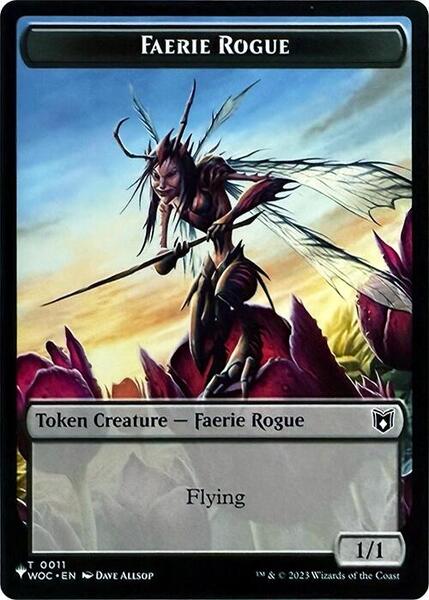 Faerie Rogue // Ox Double-Sided Token - The List Reprints - Magic: The ...