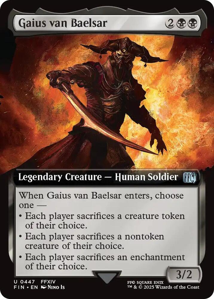 Gaius van Baelsar (Extended Art) - FINAL FANTASY - Magic: The Gathering ...