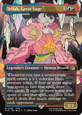 Tellah, Great Sage (Borderless) - FINAL FANTASY - Magic: The Gathering ...