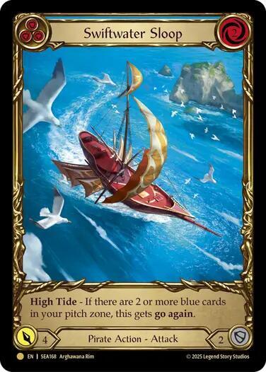 Swiftwater Sloop (Blue) (Treasure) - High Seas - Flesh and Blood TCG ...