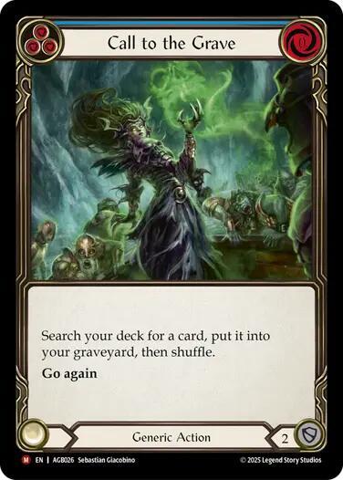 Call to Grave - Armory Deck: Gravy Bones - Flesh and Blood TCG - TCGplayer.com