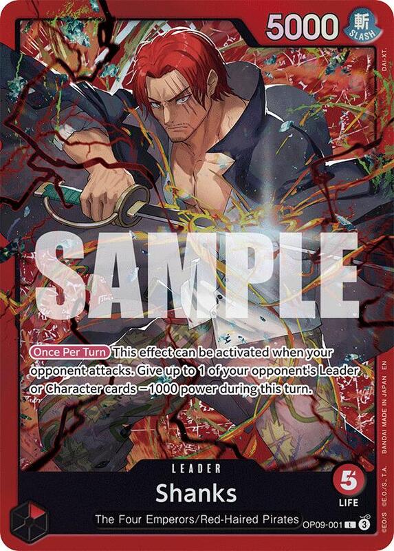 Shanks (Reprint) - Starter Deck 23: RED Shanks - One Piece Card Game ...